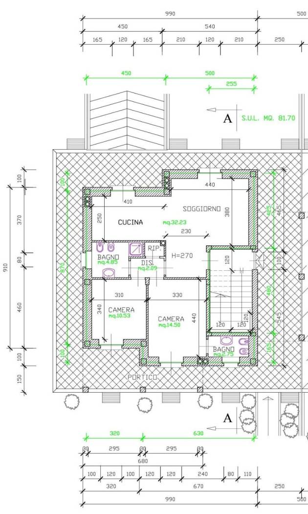 Villa bifamiliare via dei Tigli, Sant&#x27;Anna Avagnina, Mondovì