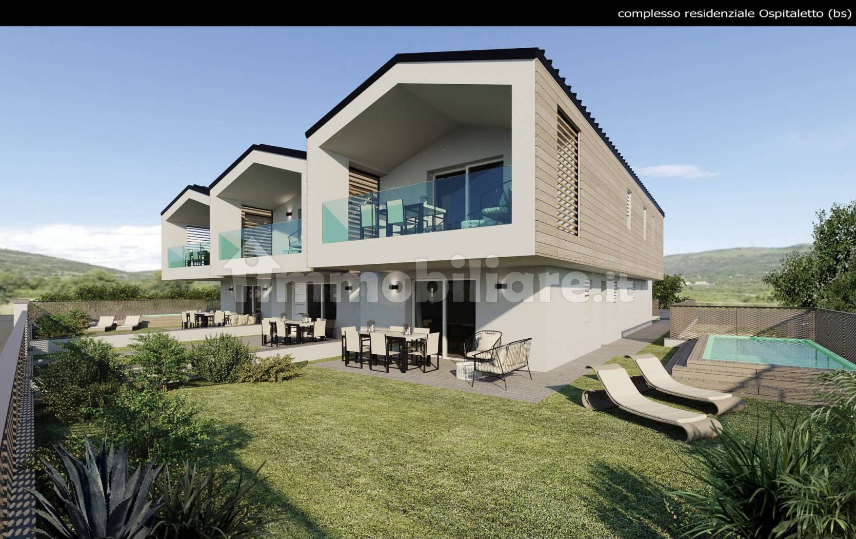 Villa a schiera via Unità d'Italia 1, Ospitaletto