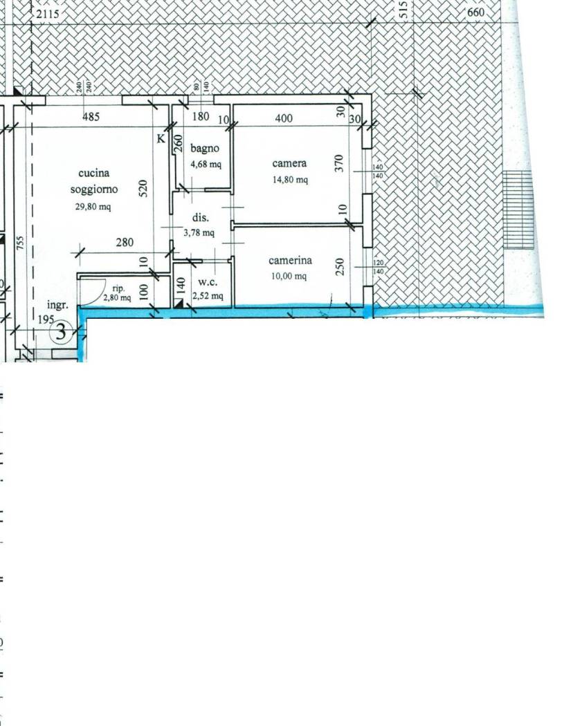 Trilocale via Roma, Centro, Agliana