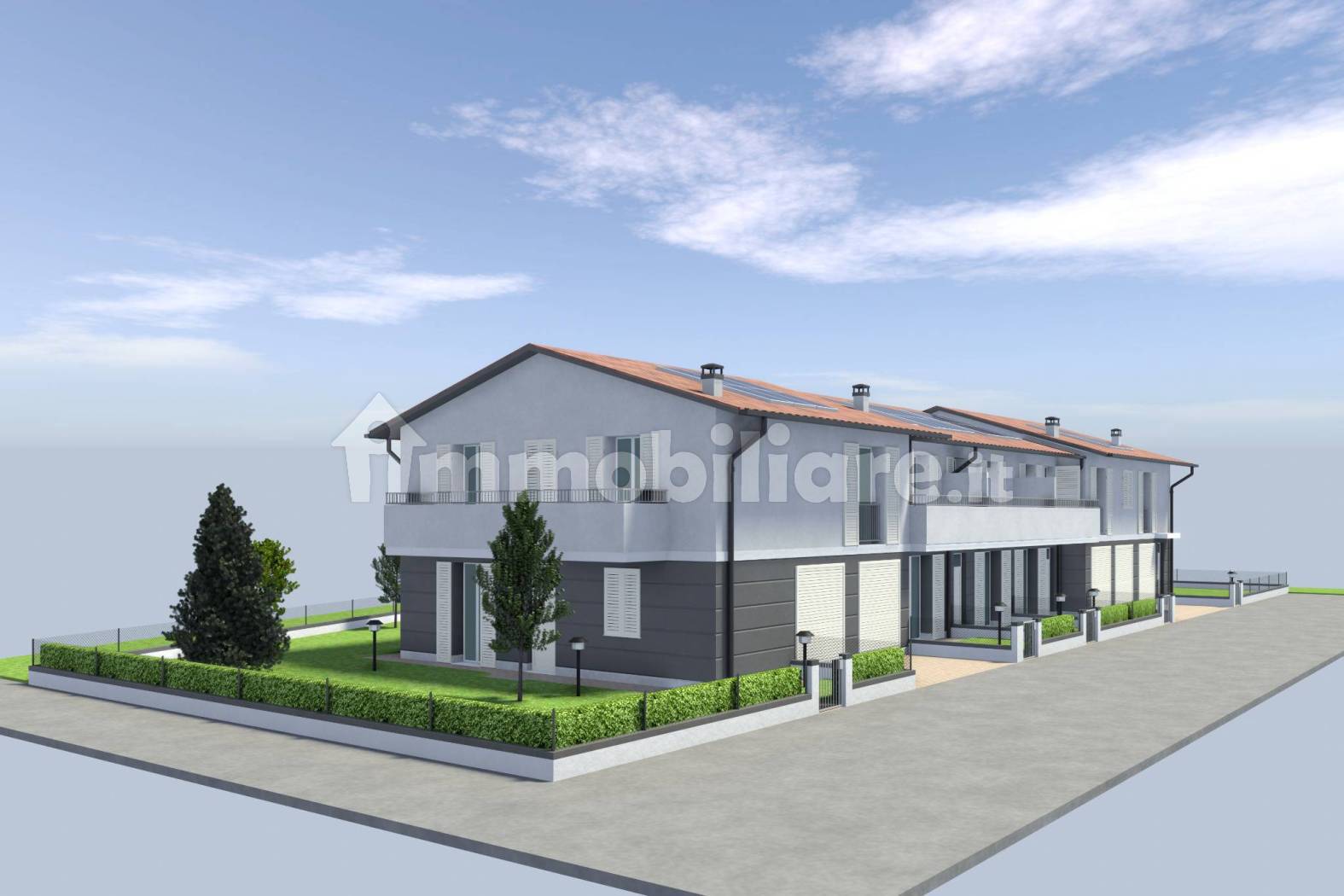 Appartamenti e Ville a schiera di nuova costruzione a Solarolo