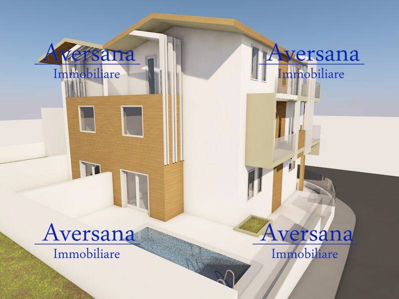 Villa bifamiliare via Concetto Marchesi, Parete