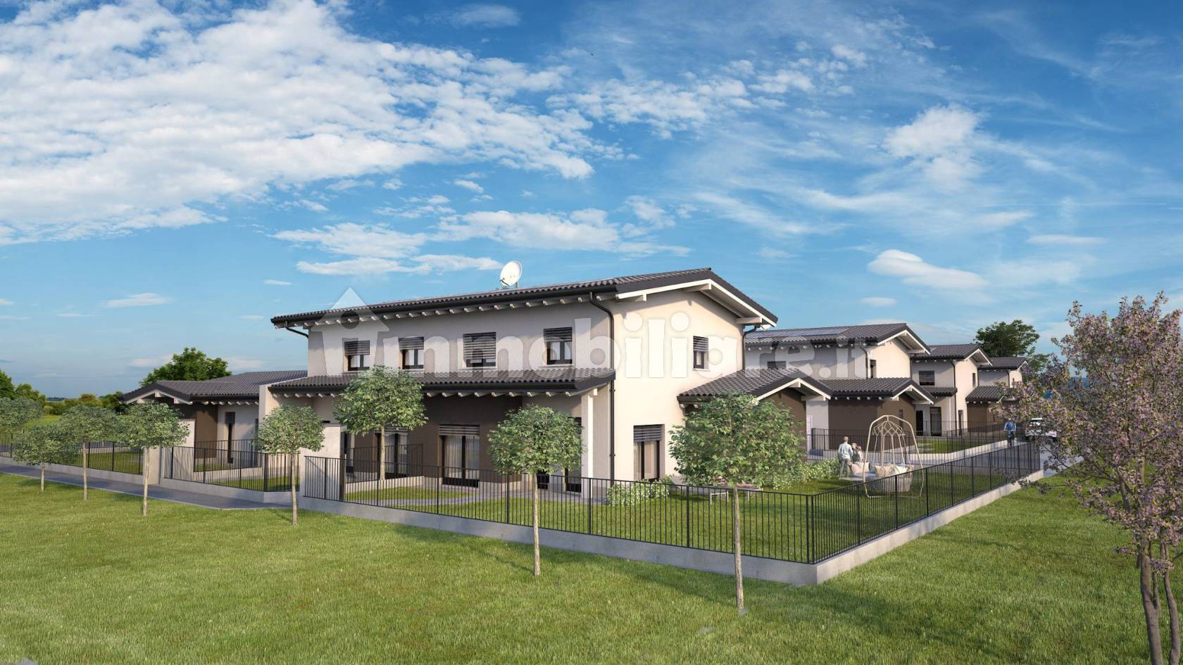 Villa bifamiliare via Dosso Pagano, Centro, Romano di Lombardia