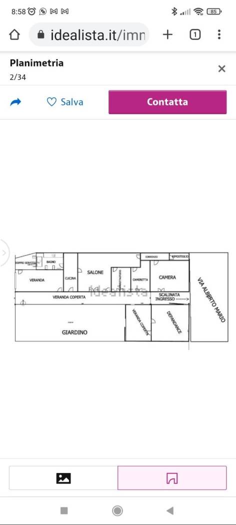 Quadrilocale via Alberto Mario, Aragona