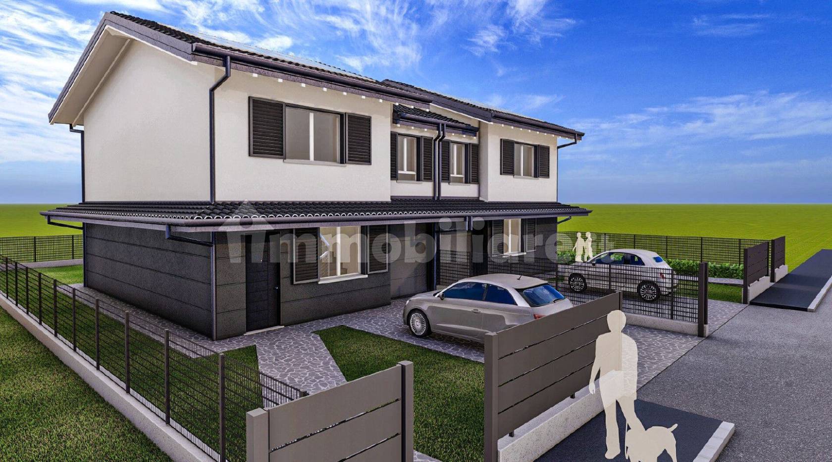 Villa bifamiliare via Monsignor Rino Stellardi, Caravaggio