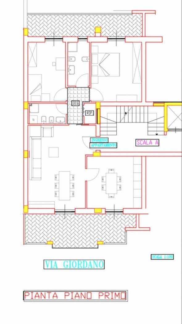 Quadrilocale via Umberto Giordano, Rutigliano