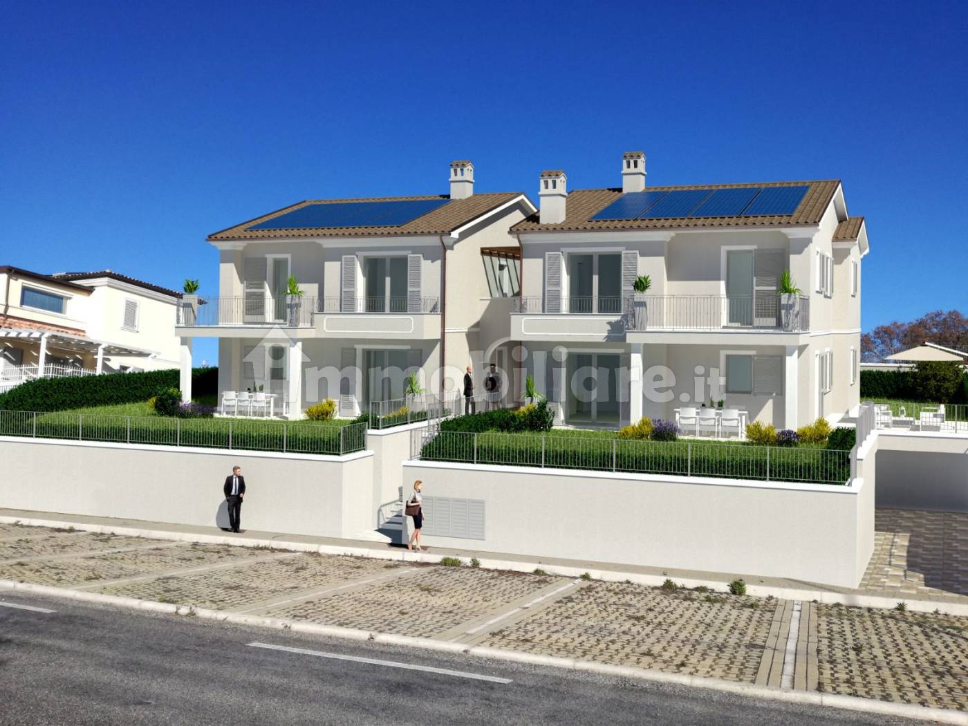 Appartamenti in villa e Ville plurifamiliari di nuova costruzione a Castelfidardo