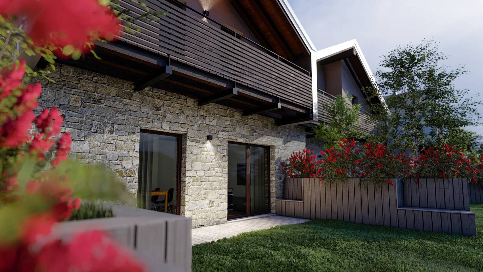 Villa a schiera Villaggio Ecleroz, Villair Amerique, Quart