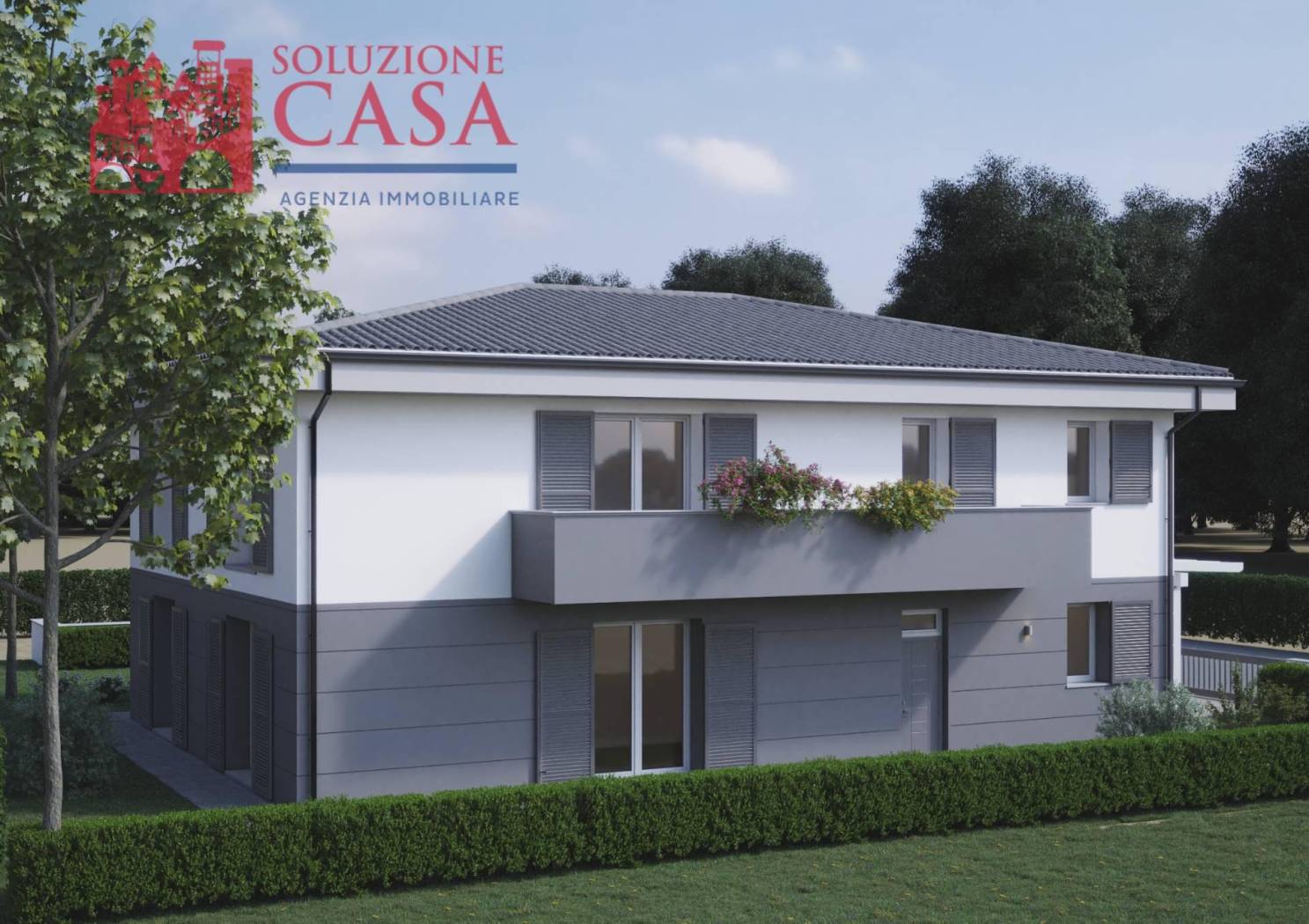 Villa bifamiliare via Ariosto, Cento Paese, Cento