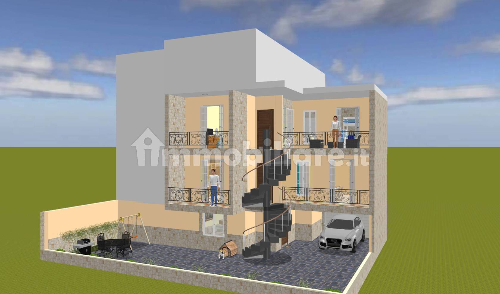 Villa unifamiliare via Giuseppe Garibaldi 42, Teverola