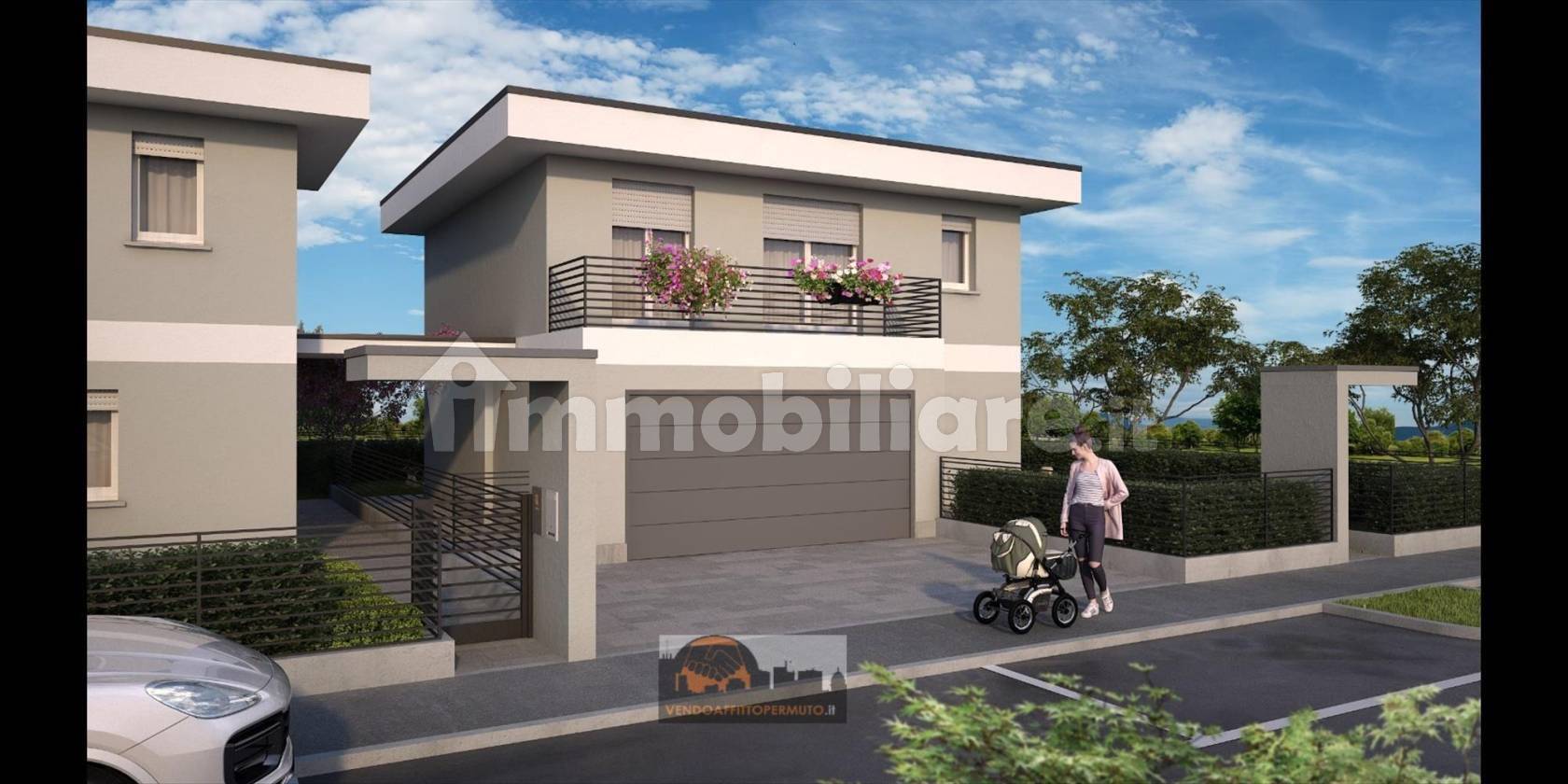 Villa unifamiliare via Roma, Centro, Cavernago