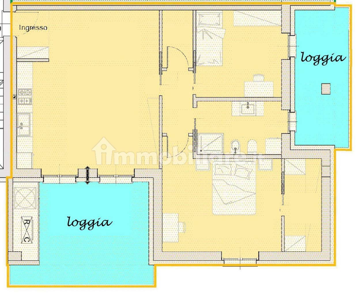 Trilocale viale Europa, Ombriano, Sabbioni, San Carlo, Crema