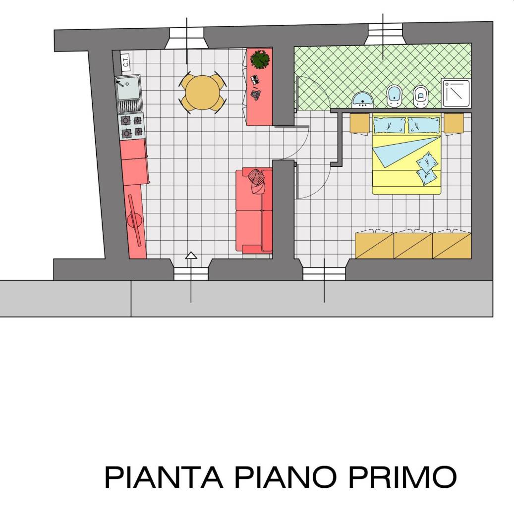 Bilocale via Carlo Cattaneo 34, Arconi, Cantù