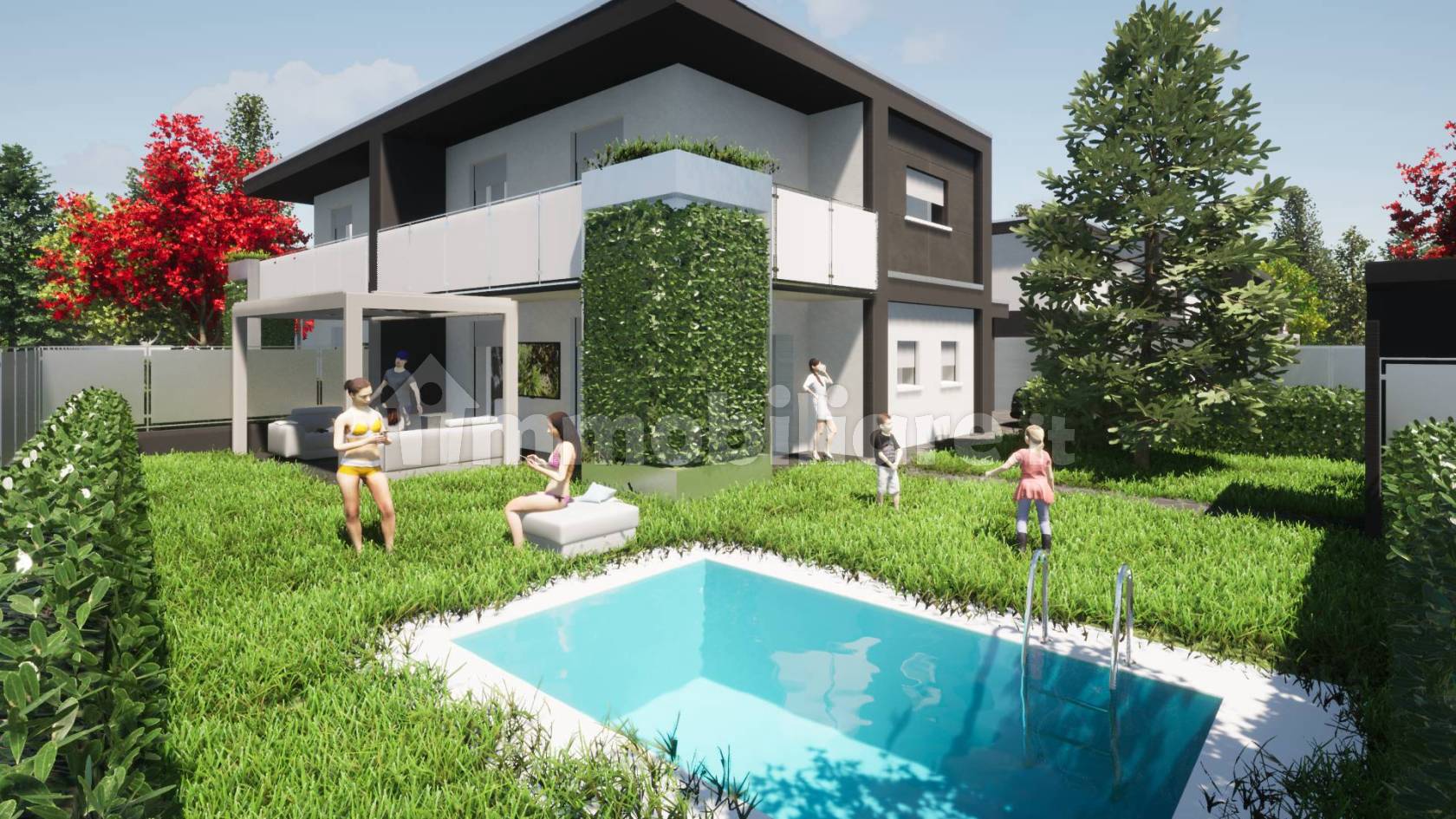 Villa bifamiliare via Luigi Einaudi, Caravaggio