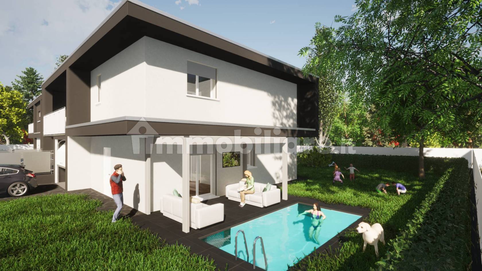 Villa bifamiliare via Luigi Einaudi, Caravaggio