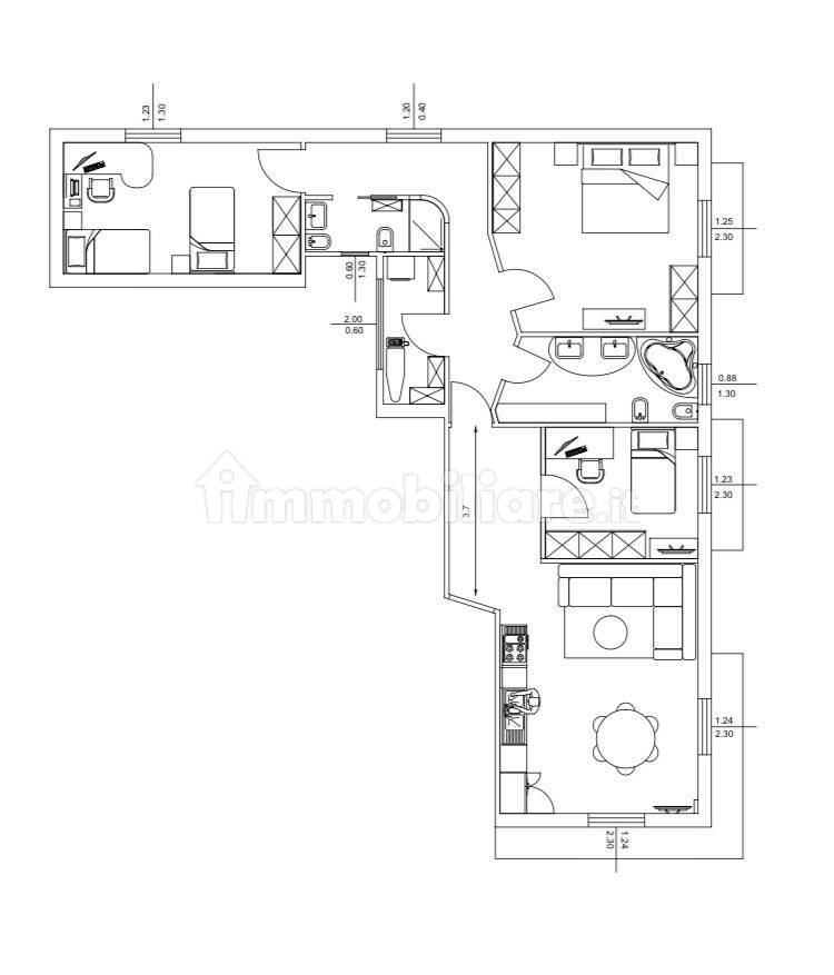 Trilocale via Guglielmo Marconi, Centro, Villa San Giovanni