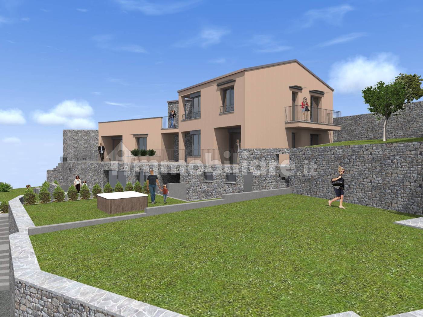 Appartamento in villa, nuova, 107 m², Centro, Carate Urio