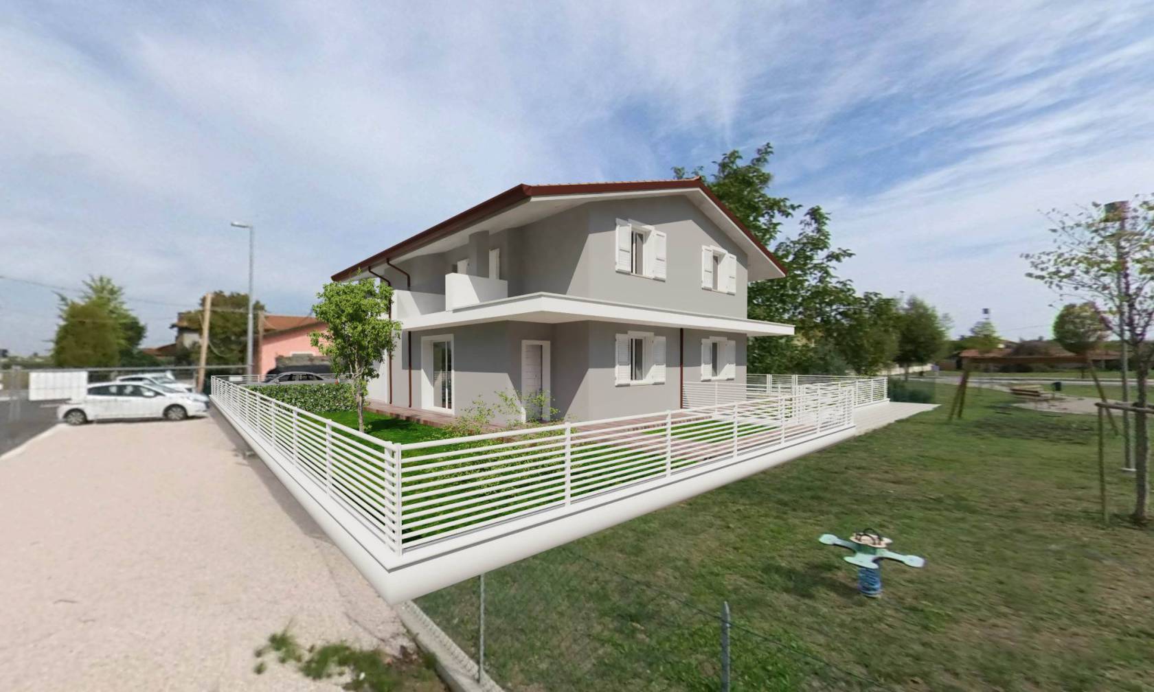 Villa bifamiliare via Giulietta Masina, Gambettola