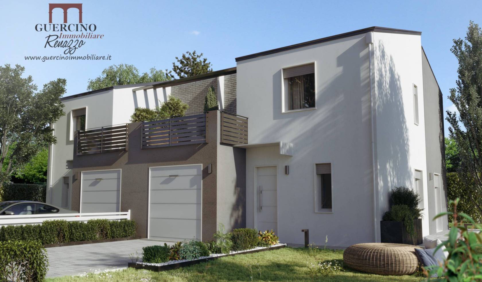 Villa bifamiliare via di Renazzo 99, Renazzo, Cento