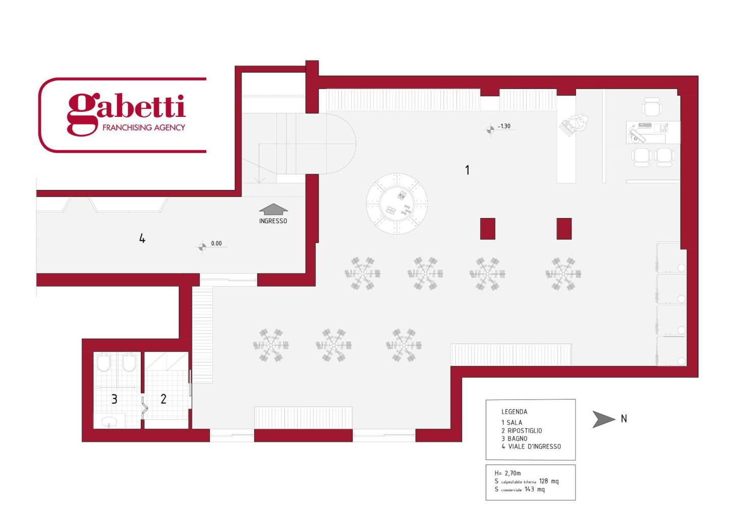 Locale commerciale in Vendita