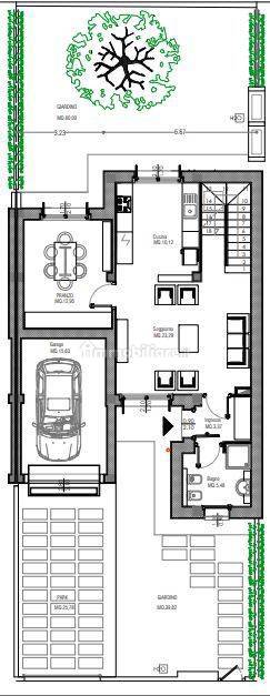 Villa a schiera via Pasquale Modestino, Boara, Ferrara