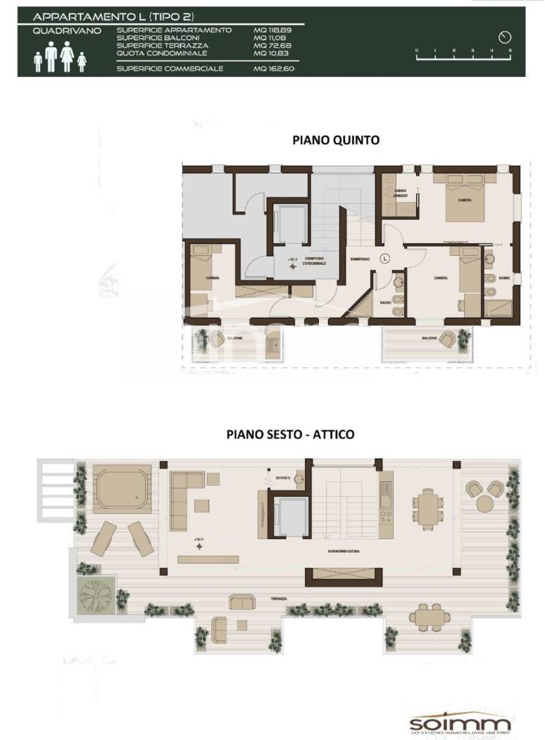 Attico via amat 3, Piazza della Repubblica, Cagliari