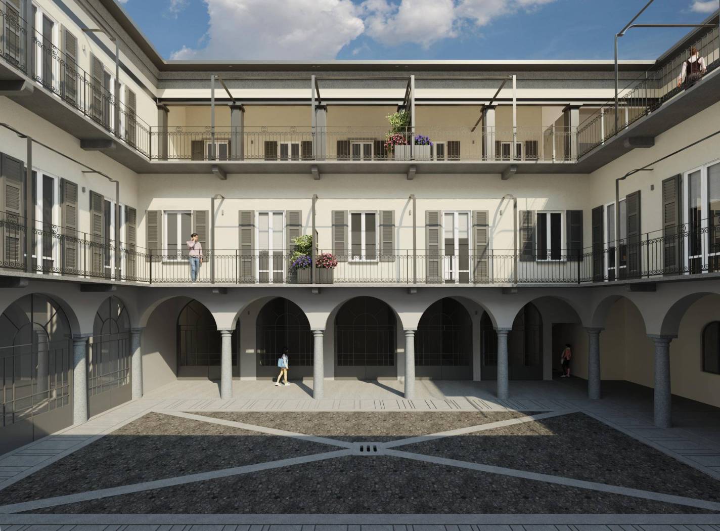 Bilocale nuovo, piano terra, Centro Storico, Como