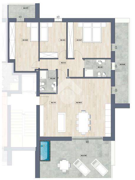 Quadrilocale Appartamento via Cà Panosso 6, Altichiero, Padova