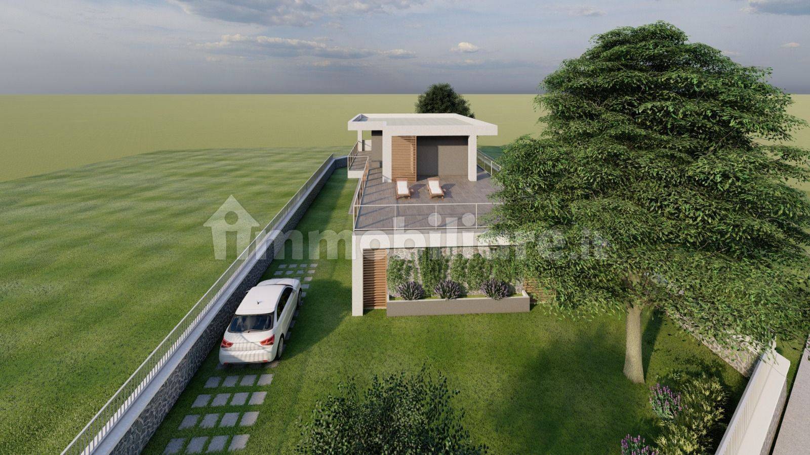 Villa bifamiliare via Mongibello, Viagrande