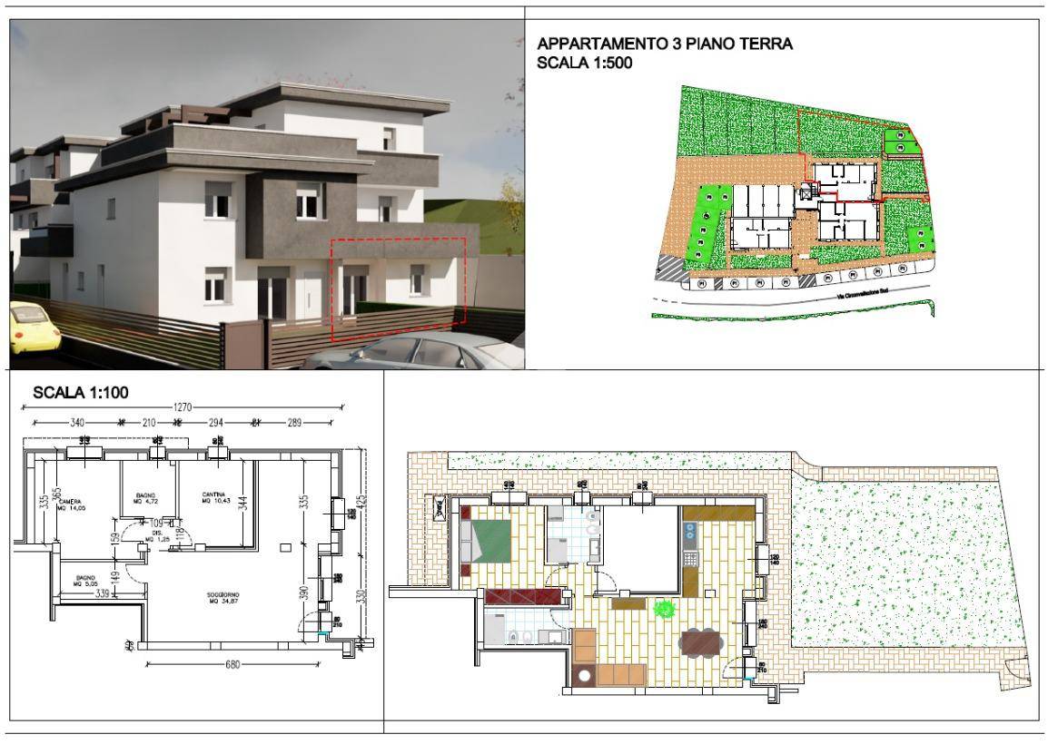 Trilocale via Circonvallazione Sud, Valsamoggia