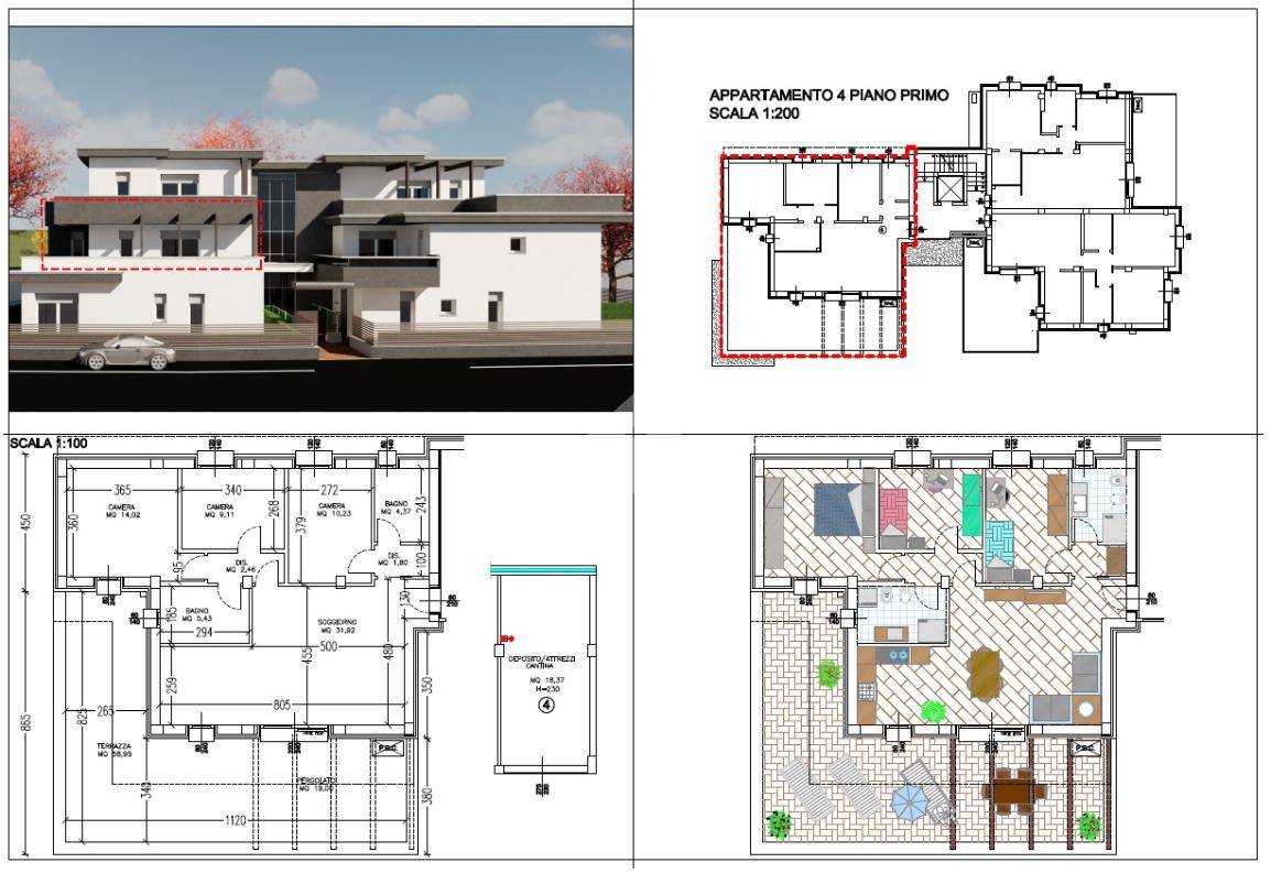 Quadrilocale via Circonvallazione Sud, Valsamoggia