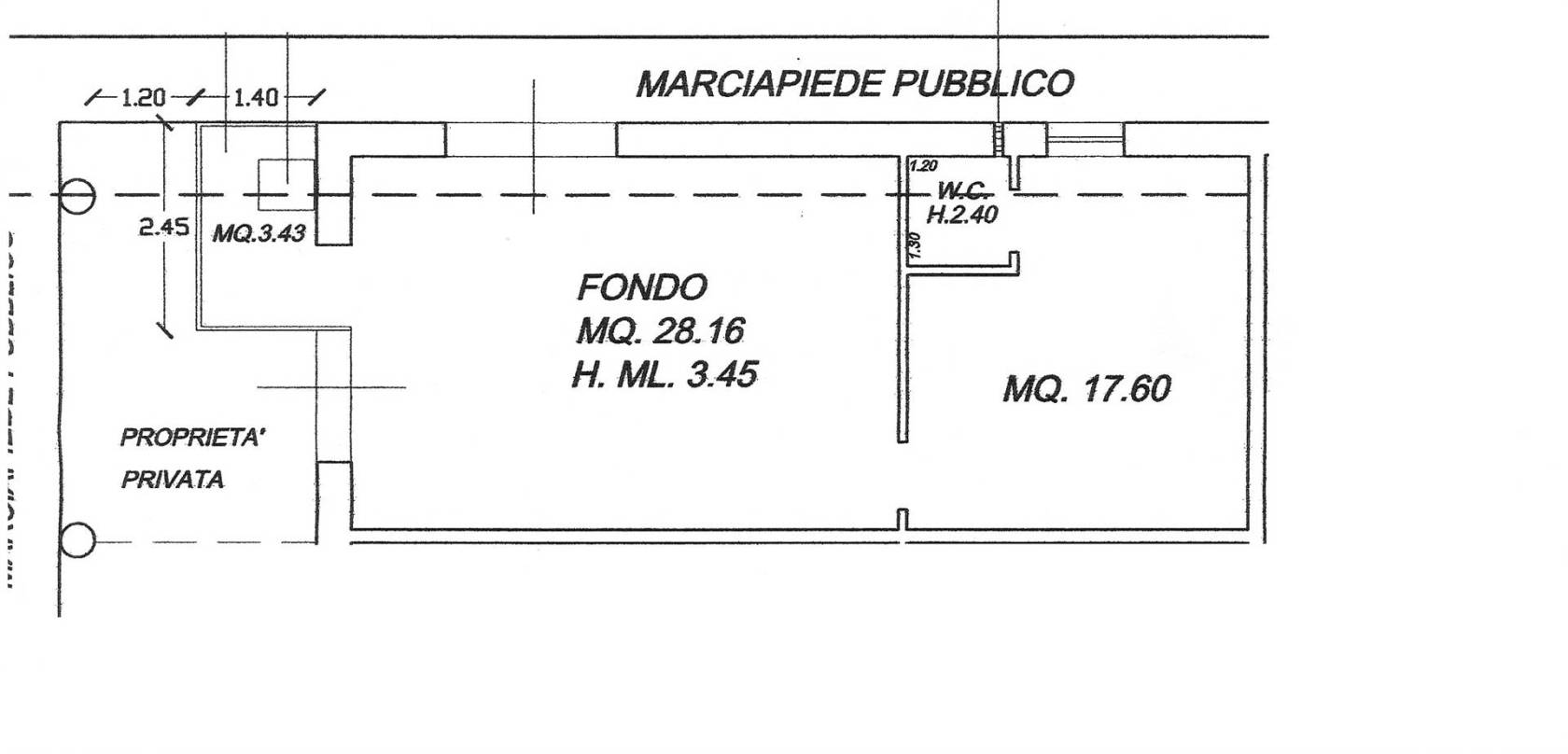 Locale commerciale in Vendita