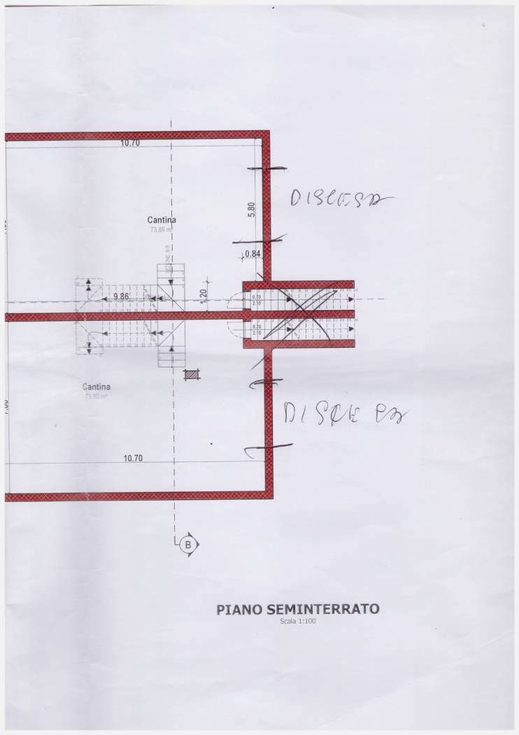 Villa unifamiliare via dell&#x27;Aversana, Parete