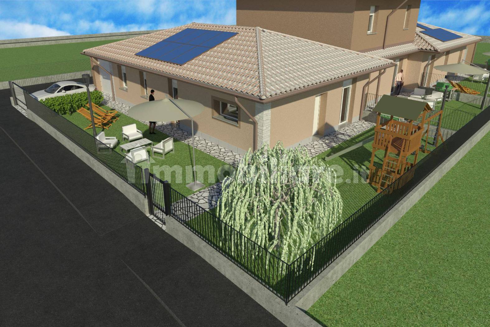 Villa plurifamiliare via Renato Gesualdi, Vailate