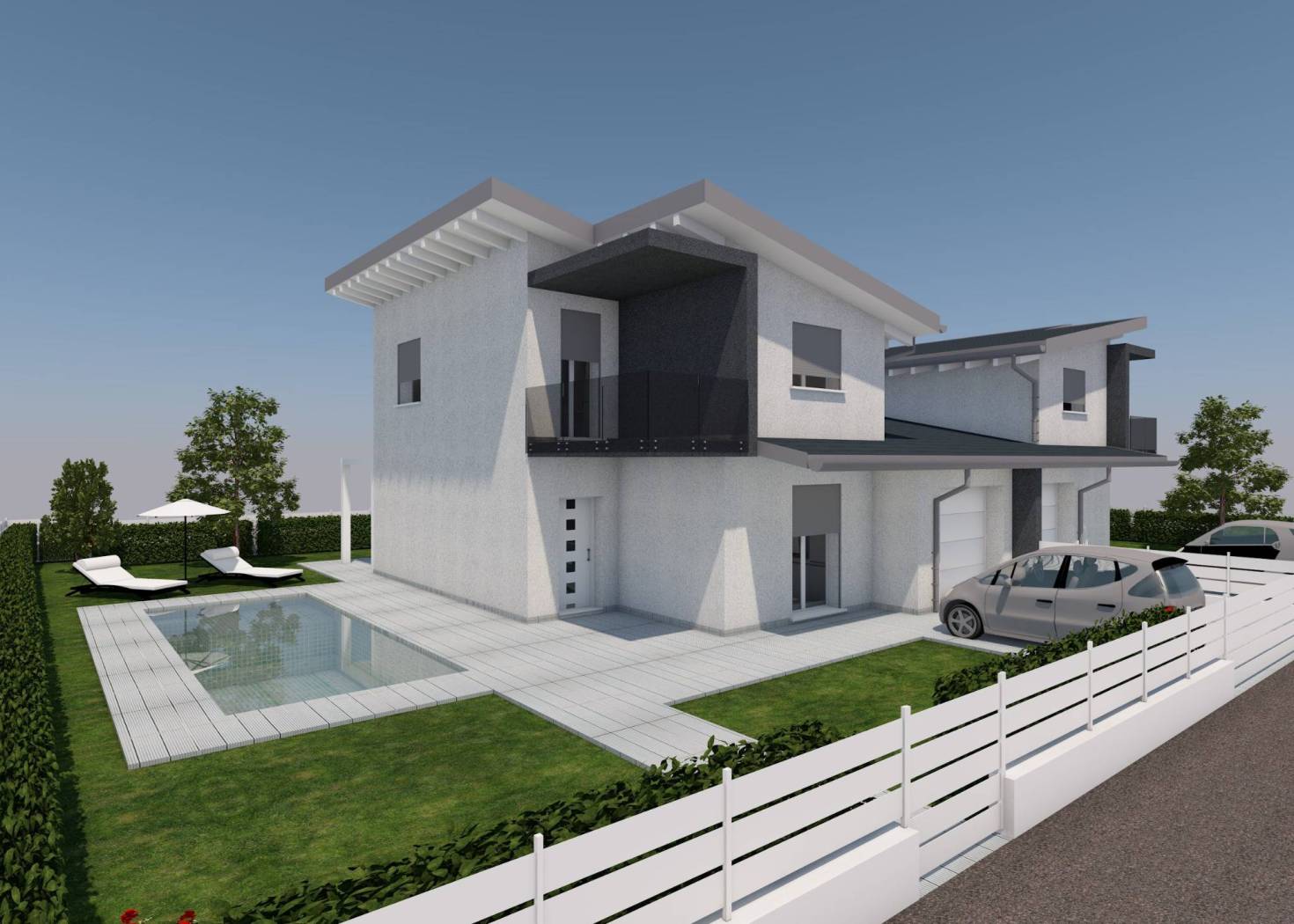 Villa bifamiliare via San Biagio, Gavardo