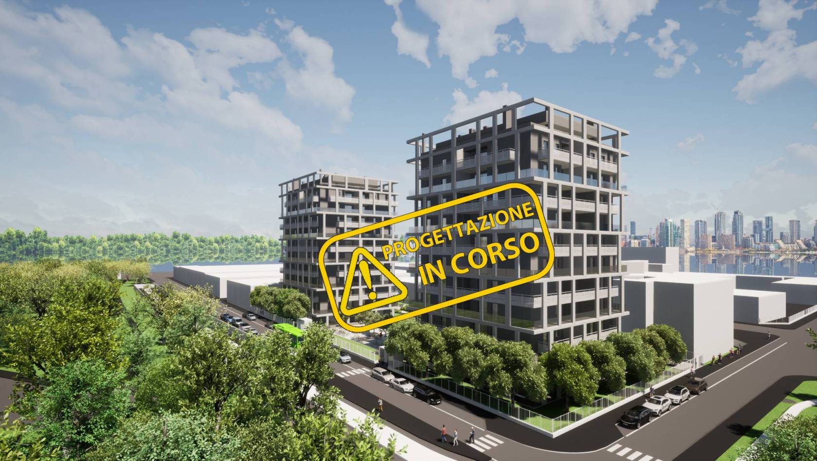 Quadrilocale nuovo, primo piano, Bicocca, Milano