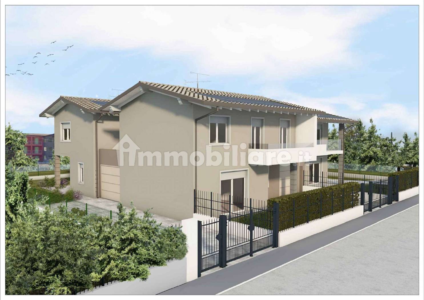 Villa plurifamiliare, nuova, 150 m², San Polo Vecchio, Brescia