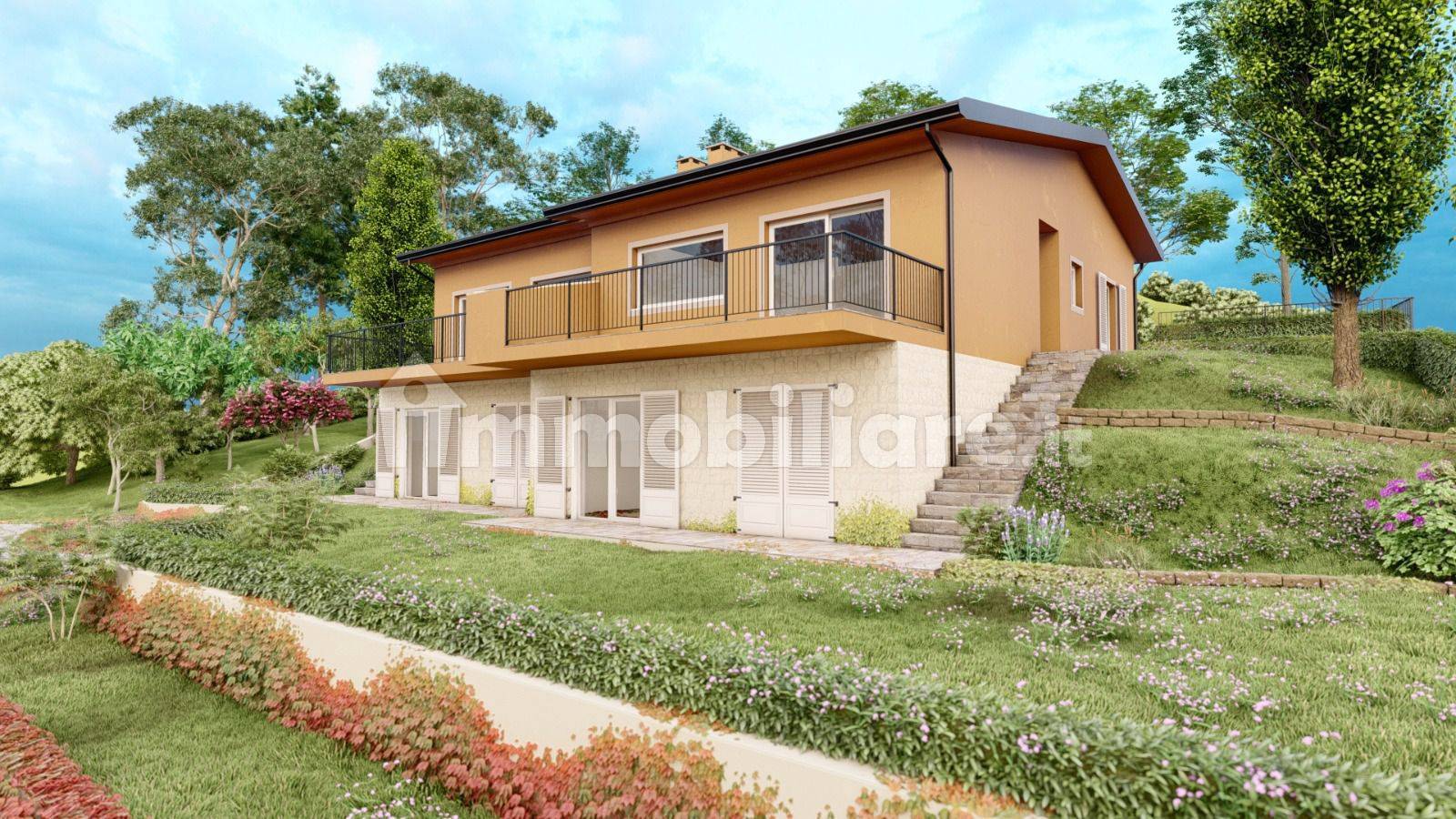 Villa bifamiliare via Montefreddo, Sirolo