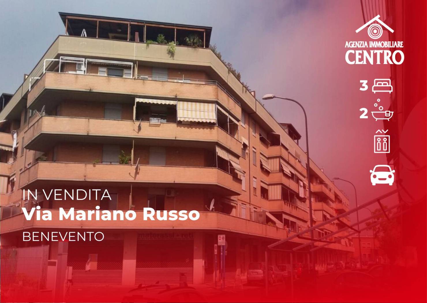 Quadrilocale via Mariano Russo, Centro, Benevento