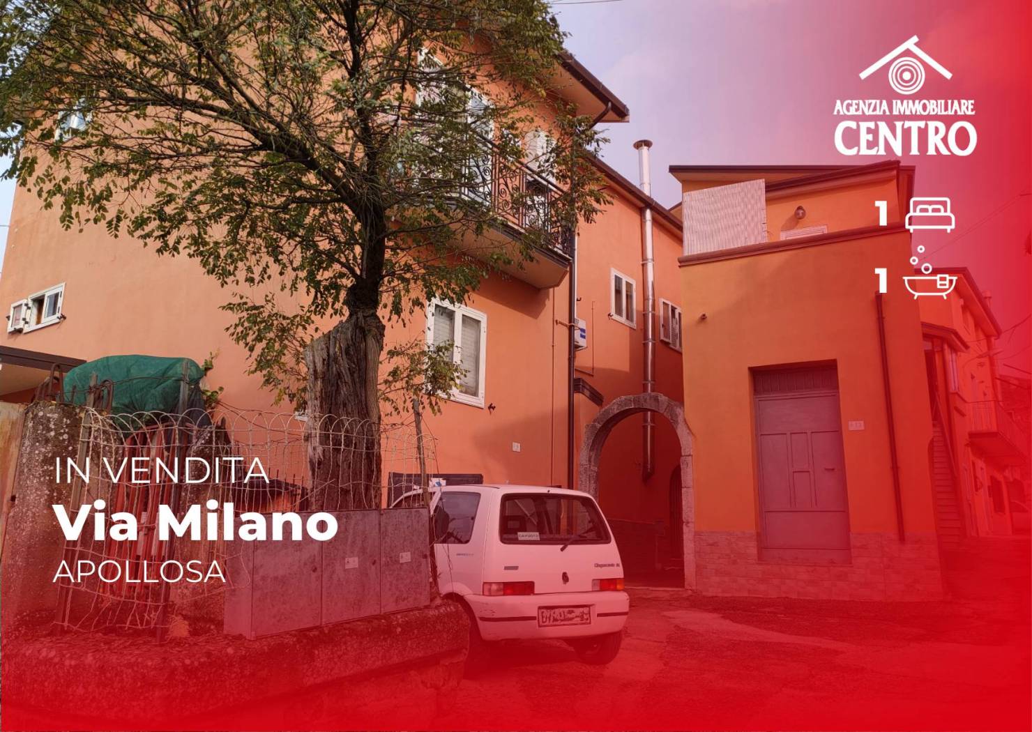 Monolocale via Roma, Apollosa