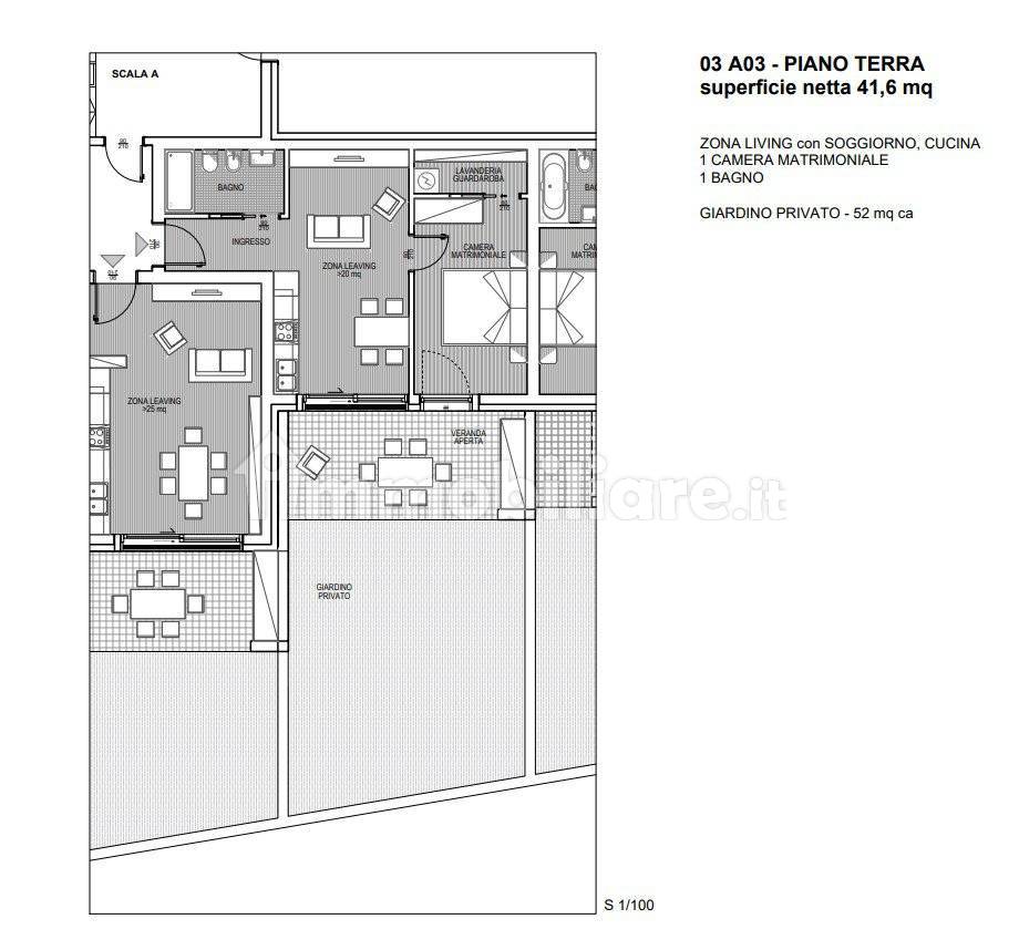 Bilocale nuovo, piano terra, Centro, Laives