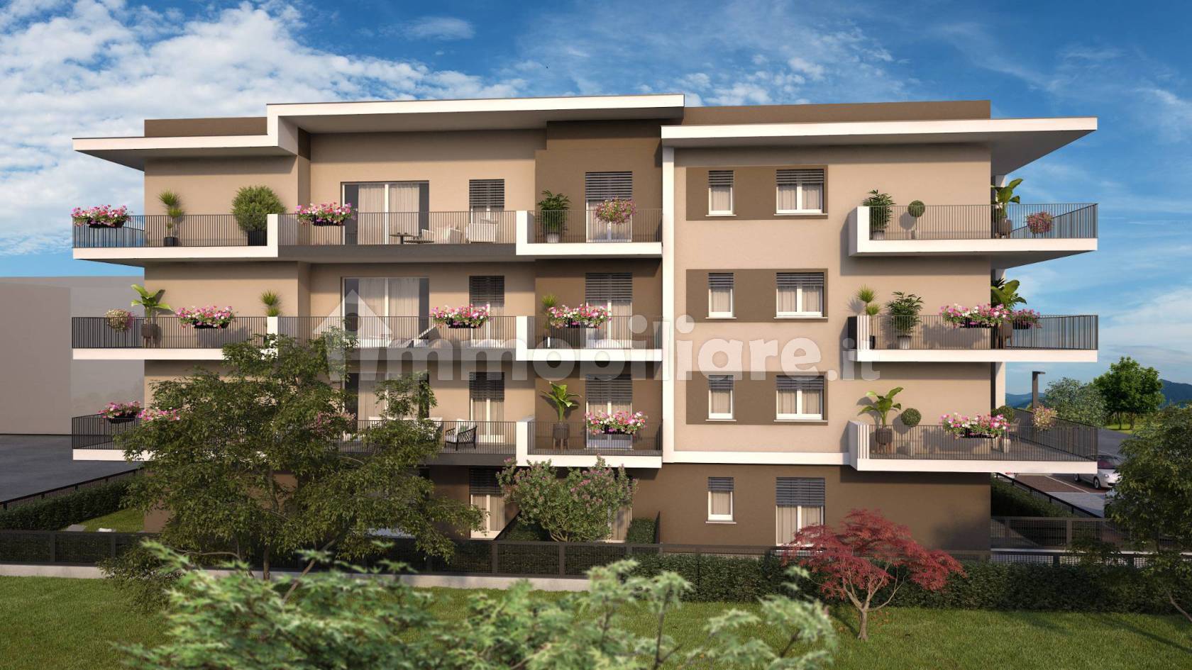 Trilocale via Stezzano, Centro, Zanica