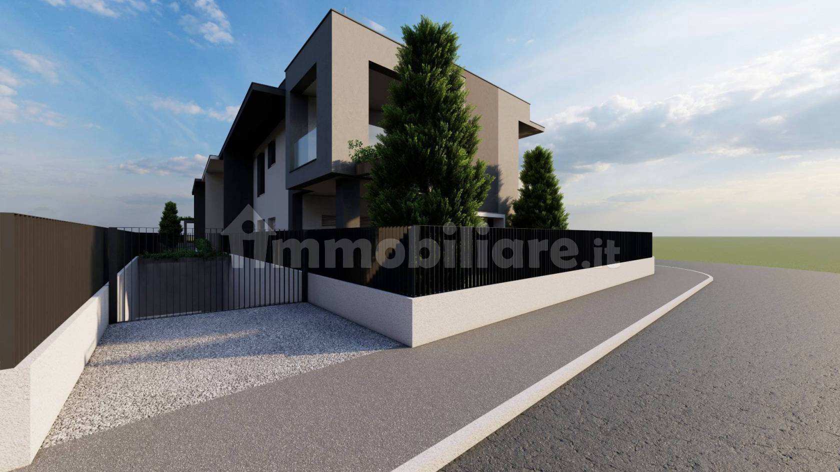 Trilocale via Achille Grandi, Piazza, Gussago