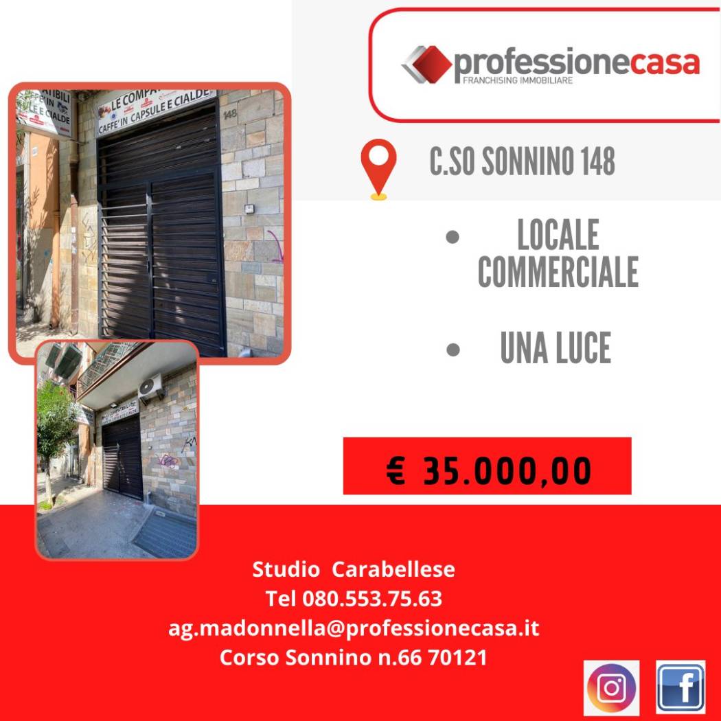 Locale commerciale in Vendita