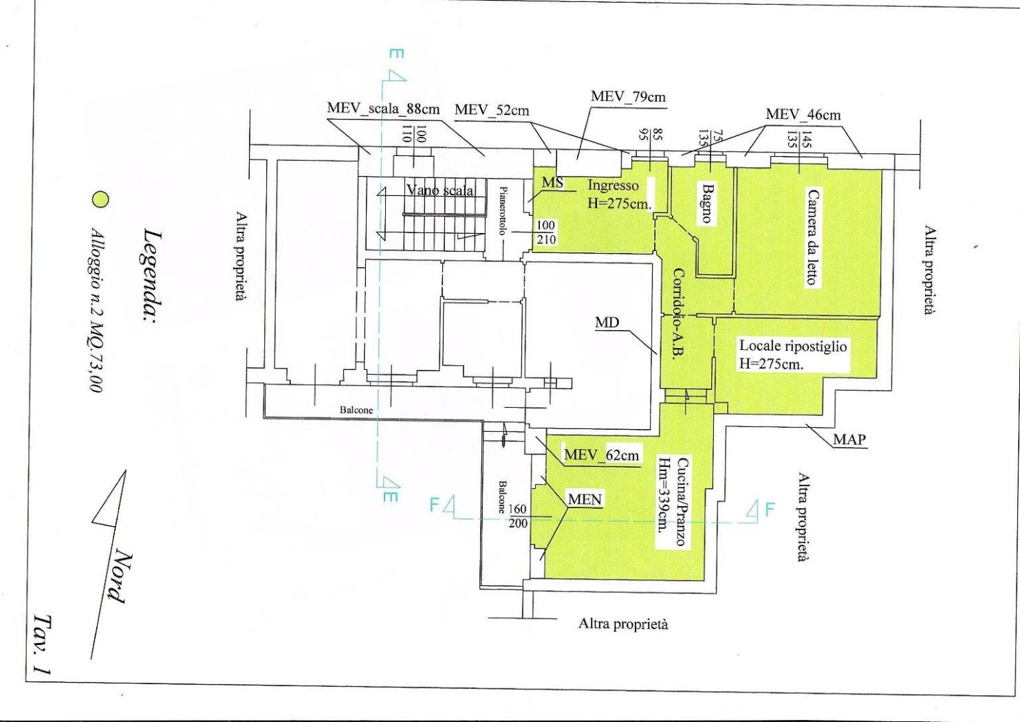 Trilocale corso Giuseppe Garibaldi 48, Gattinara