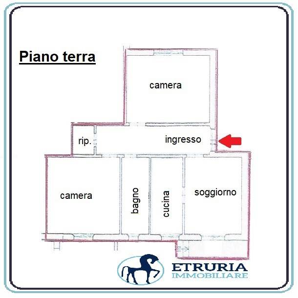 Trilocale via della Colonna, Centro, Pieve a Nievole