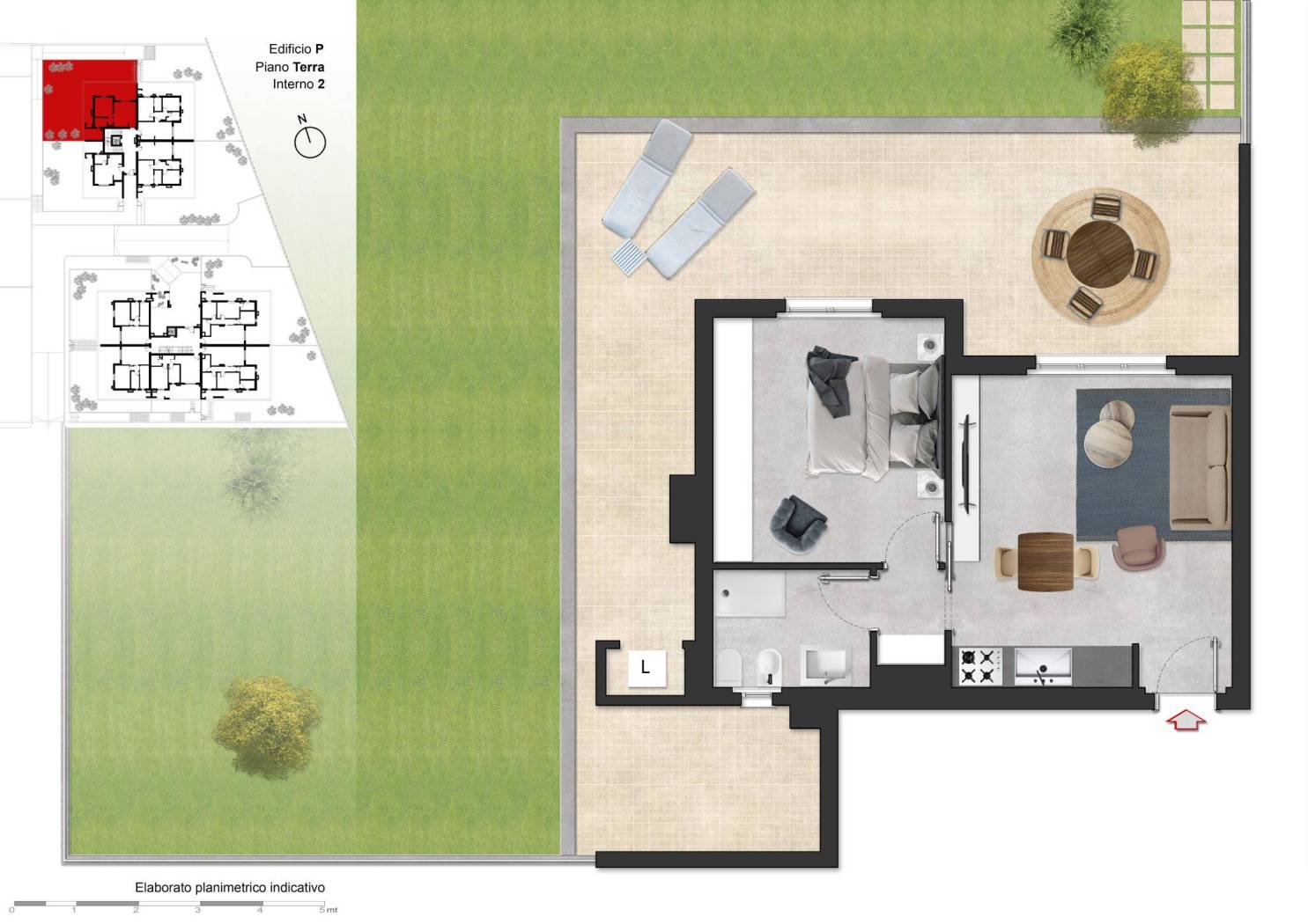 Bilocale via Villa di Faonte 102, Tufello, Roma