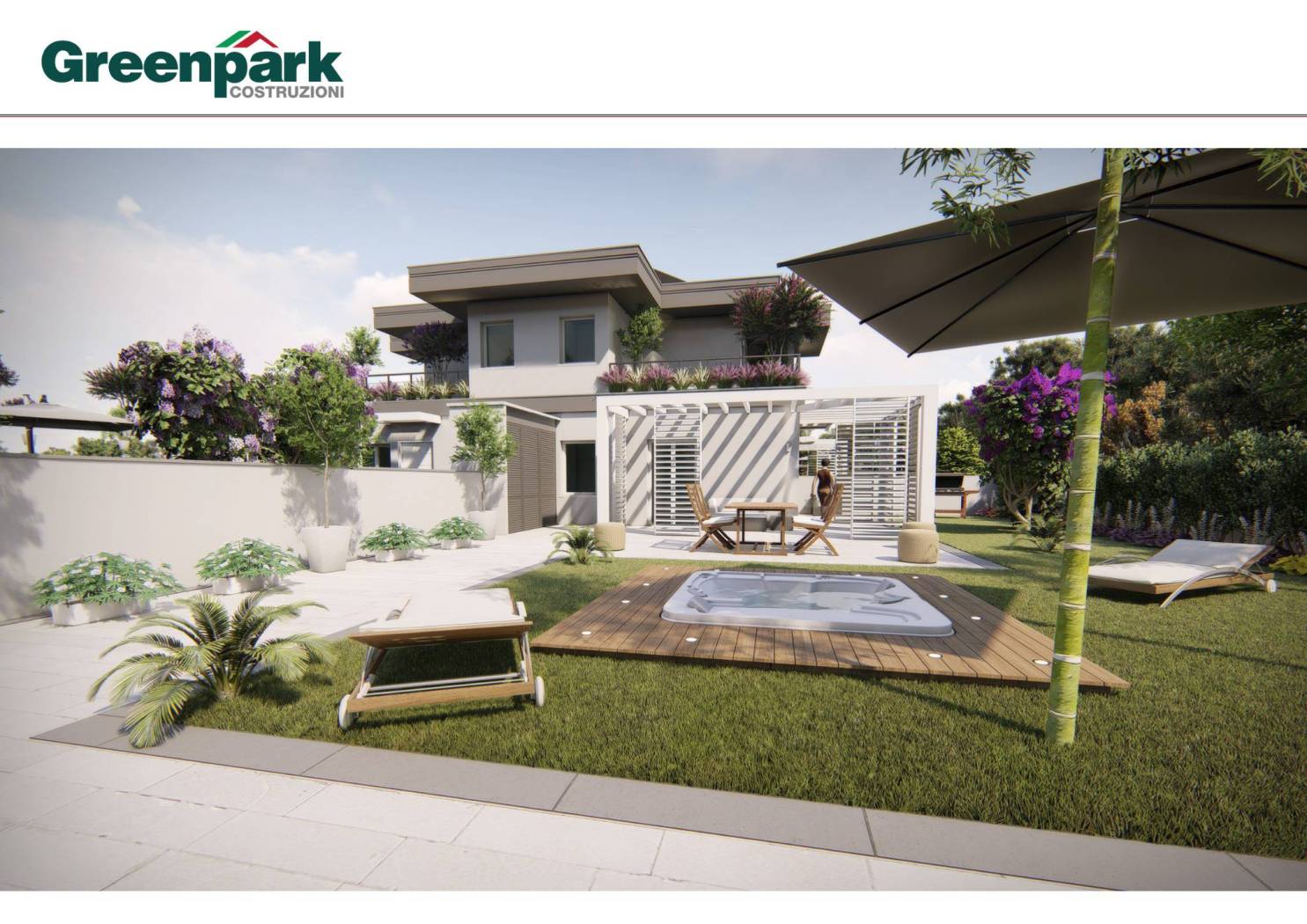 Villa plurifamiliare via Eugenio Cecconi, Casal Palocco, Roma