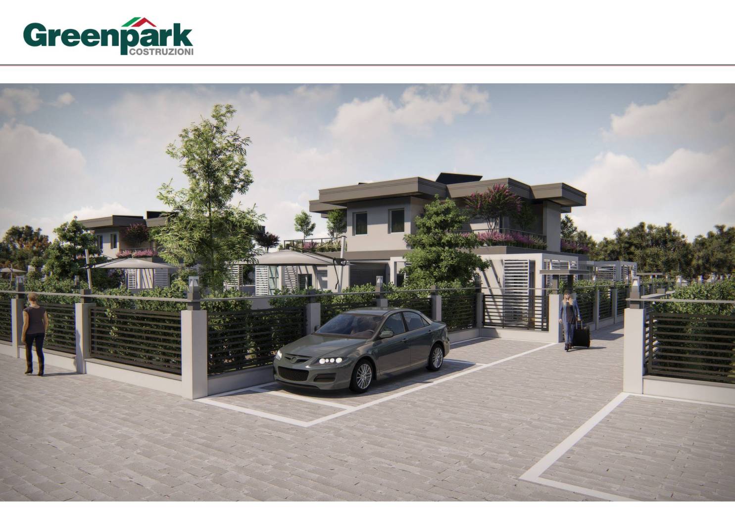 Villa plurifamiliare via Eugenio Cecconi, Casal Palocco, Roma