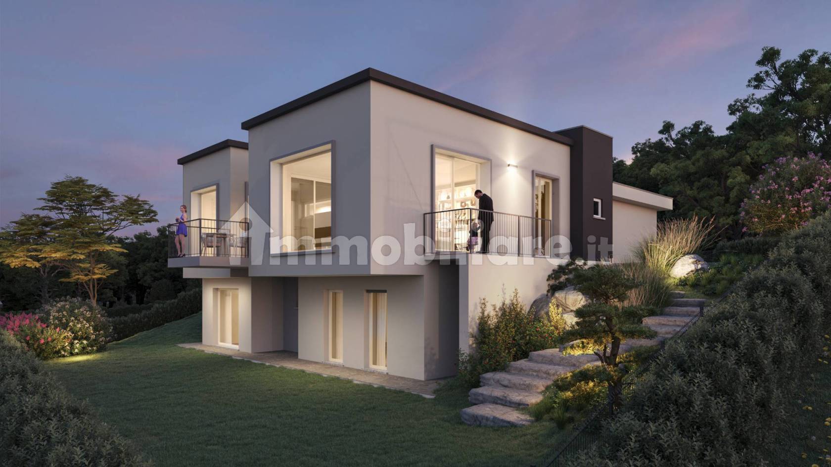 Villa unifamiliare via Roma, Uggiate Trevano, Uggiate-Trevano