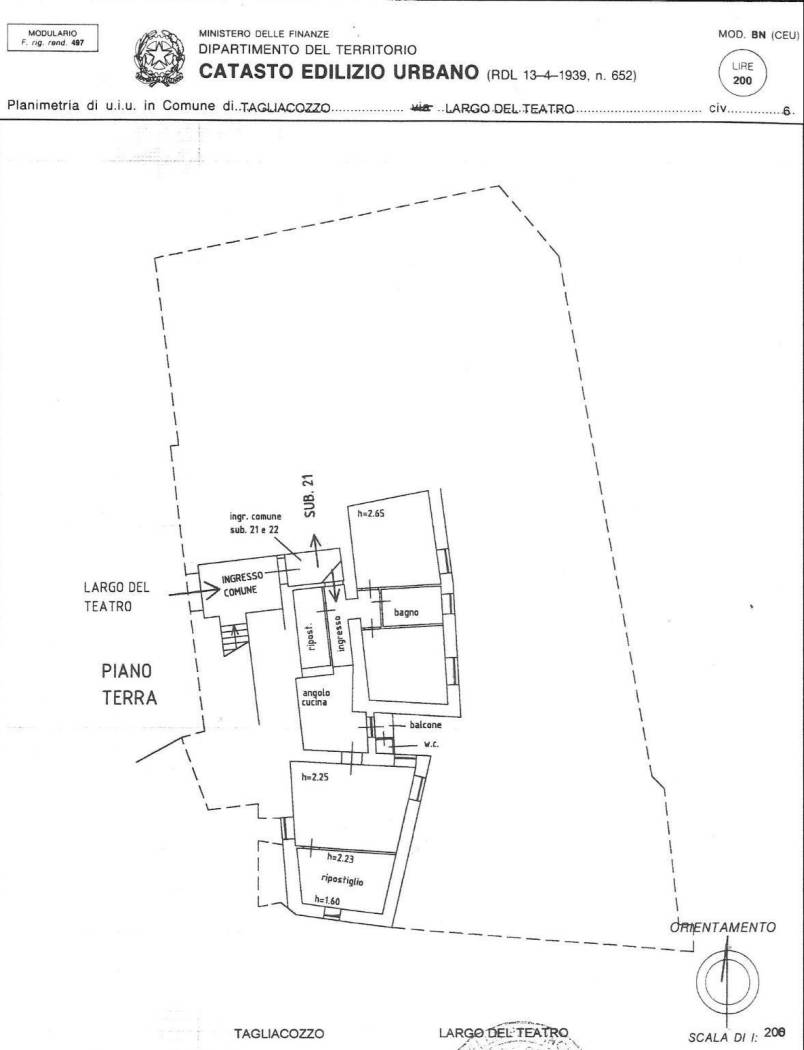 Appartamento largo del Teatro 6, Centro, Tagliacozzo